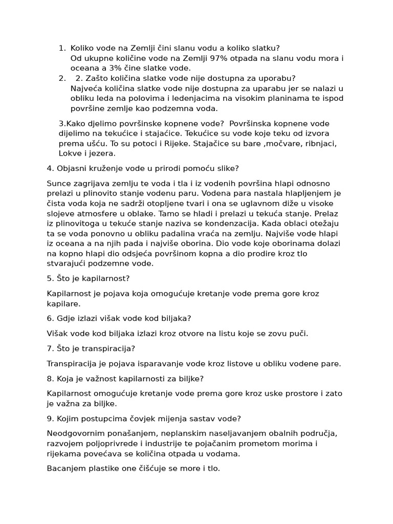 Priroda Zivot U Vodi | PDF