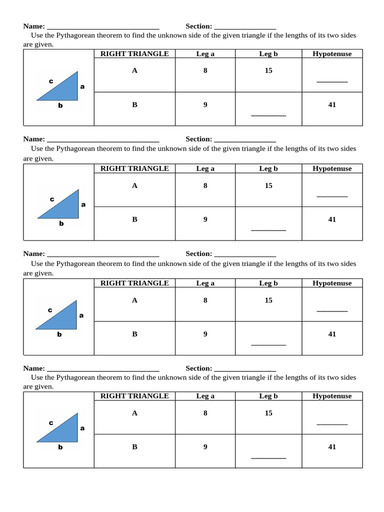 Assessment - Pythagorean | PDF | Elementary Geometry | Geometry