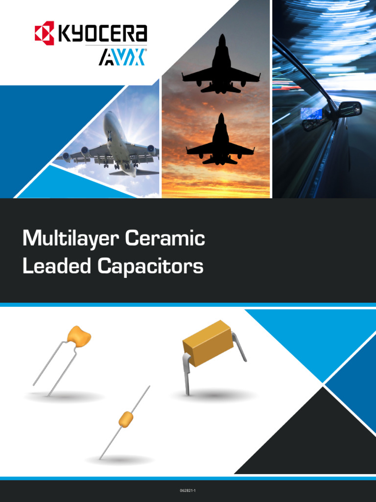 Multilayer Ceramic Leaded Capacitors Guide | PDF | Capacitor | Capacitance