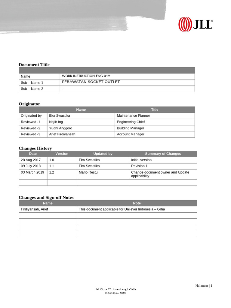 Panduan Perawatan Socket Outlet | PDF
