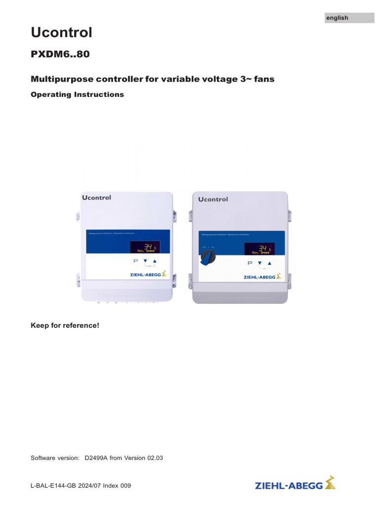 Ucontrol: PXDM6..80 | PDF | Safety | Screw