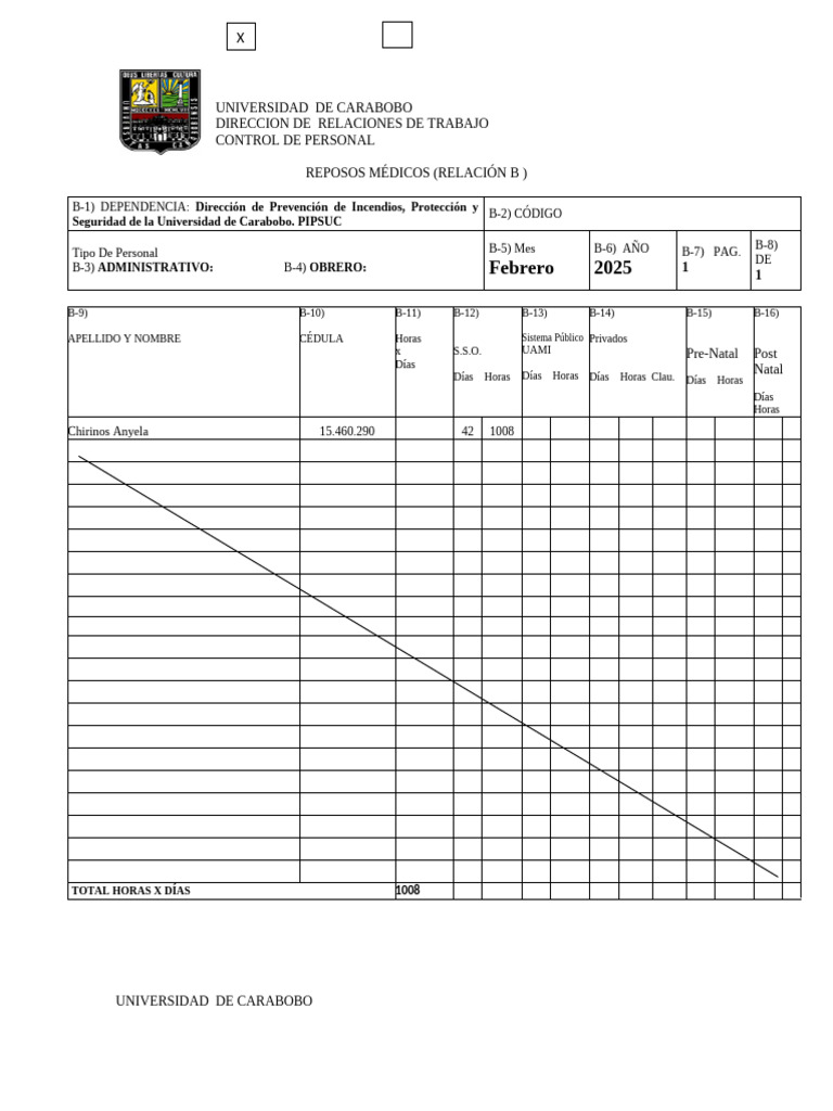 REPOSO MEDICO RELACION ( A ) | PDF