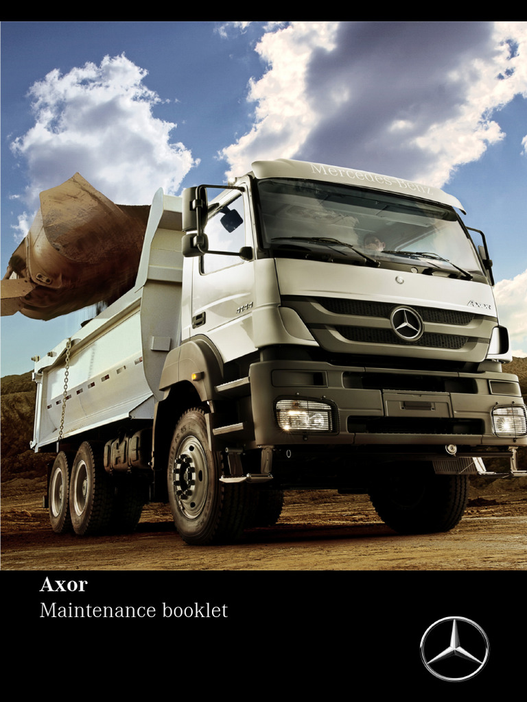 Axor Maintenance Booklet | PDF | Lubricant | Motor Oil