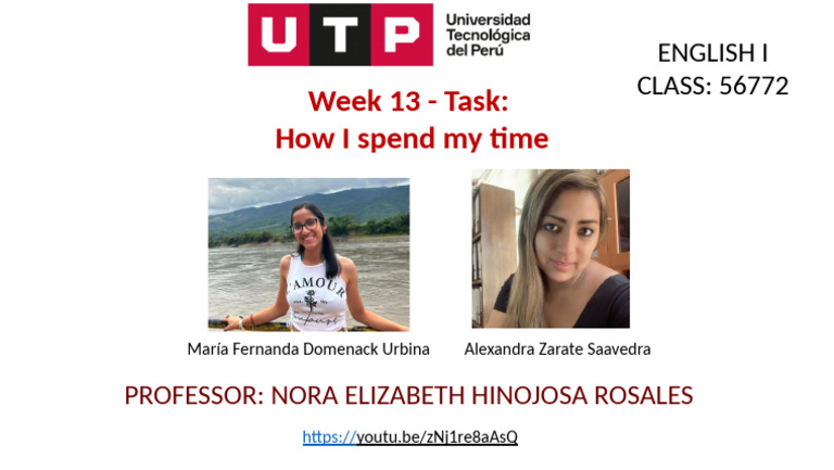 TASK - WEEK 13 How I Spend My Time | PDF