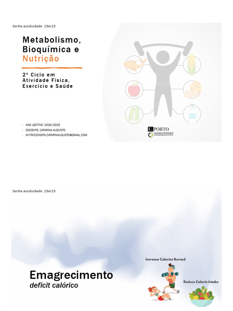 Aula 4 MBN Nutricao 06012025 | PDF | Muscle Hypertrophy | Skeletal Muscle
