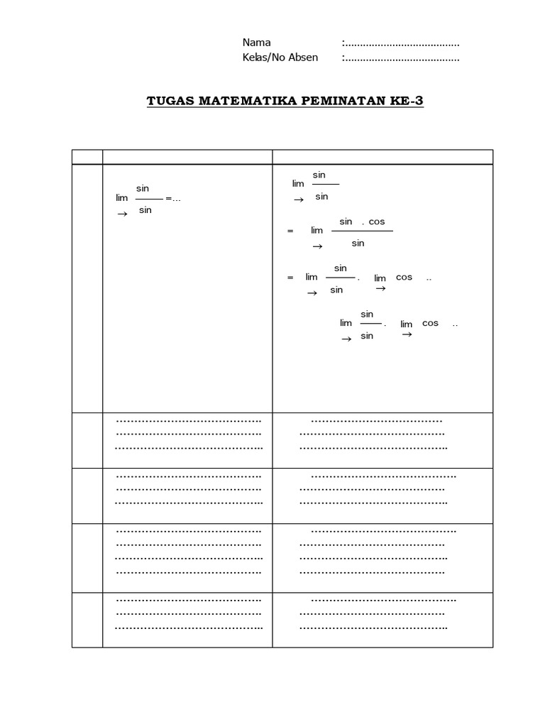 Contoh Tugas Format | PDF