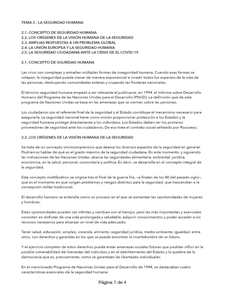 t2 Seguridad Ciudadana | PDF | Seguridad humana