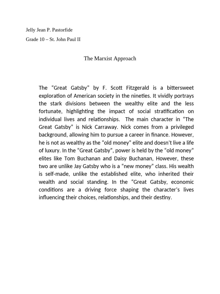 Marxist approach | PDF