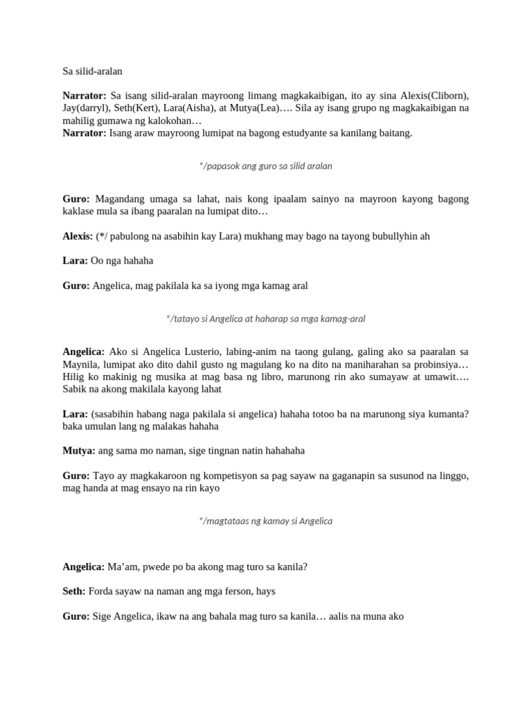 Quarter 3 Filipino Dula | PDF