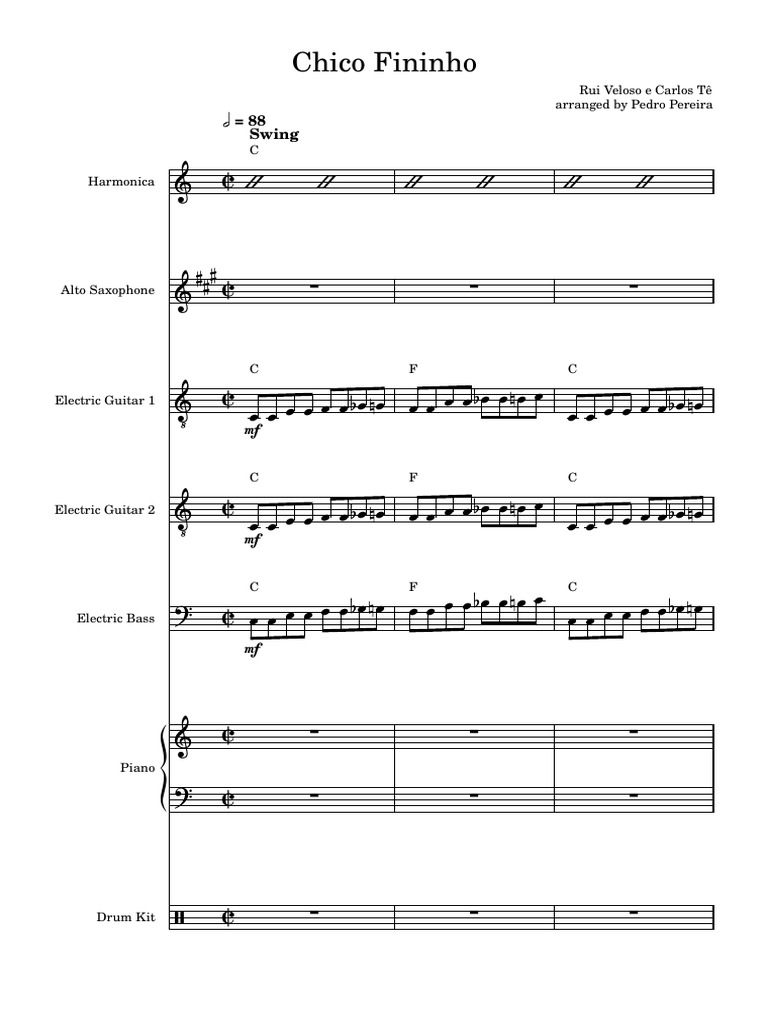 Chico Fininho - Rui Veloso e Carlos Tê | PDF | European Musical ...