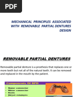 RPD Mechanics and Design Principles | PDF | Dentures | Dental Anatomy