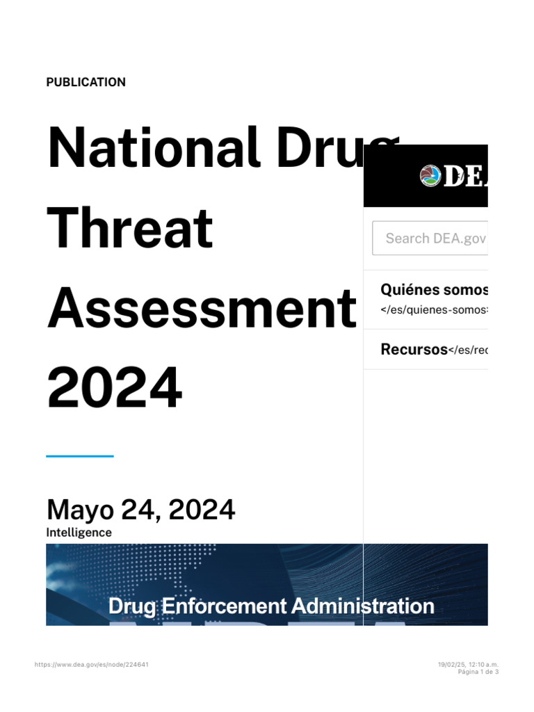 2024 National Drug Threat Assessment | PDF