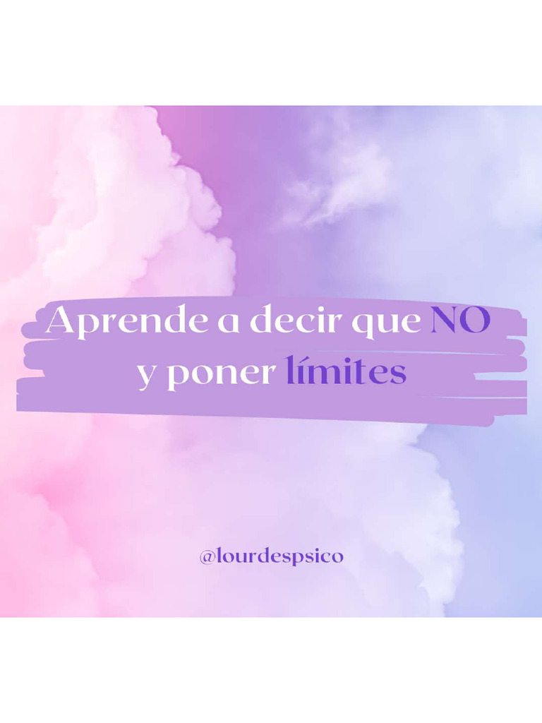 Poner Limites | PDF