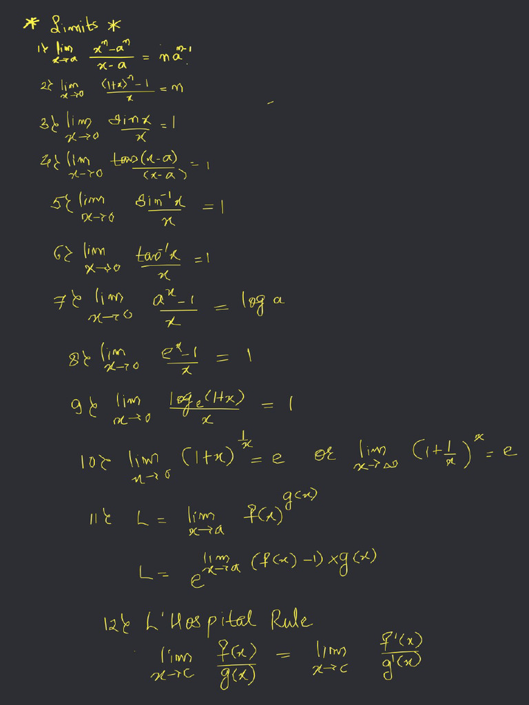 NOTES (FORMULAS ) | PDF