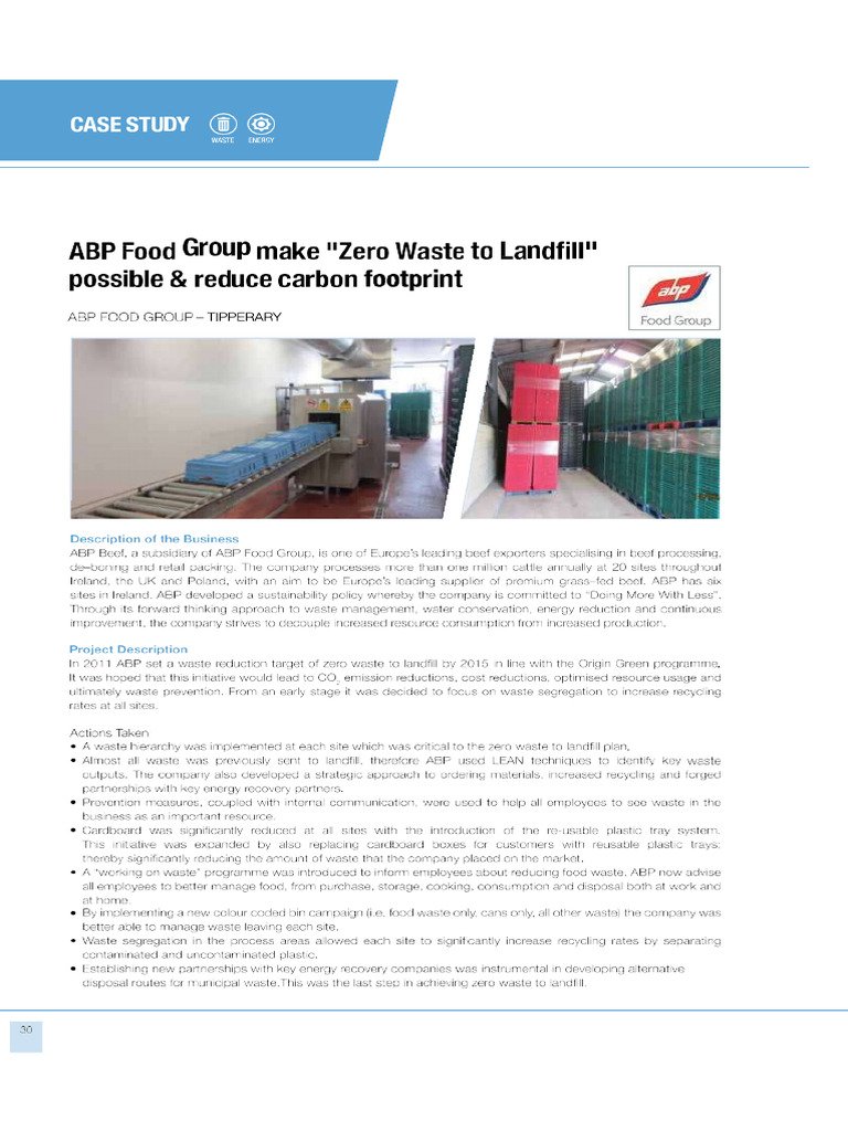 Zero Waste To Landfill | PDF