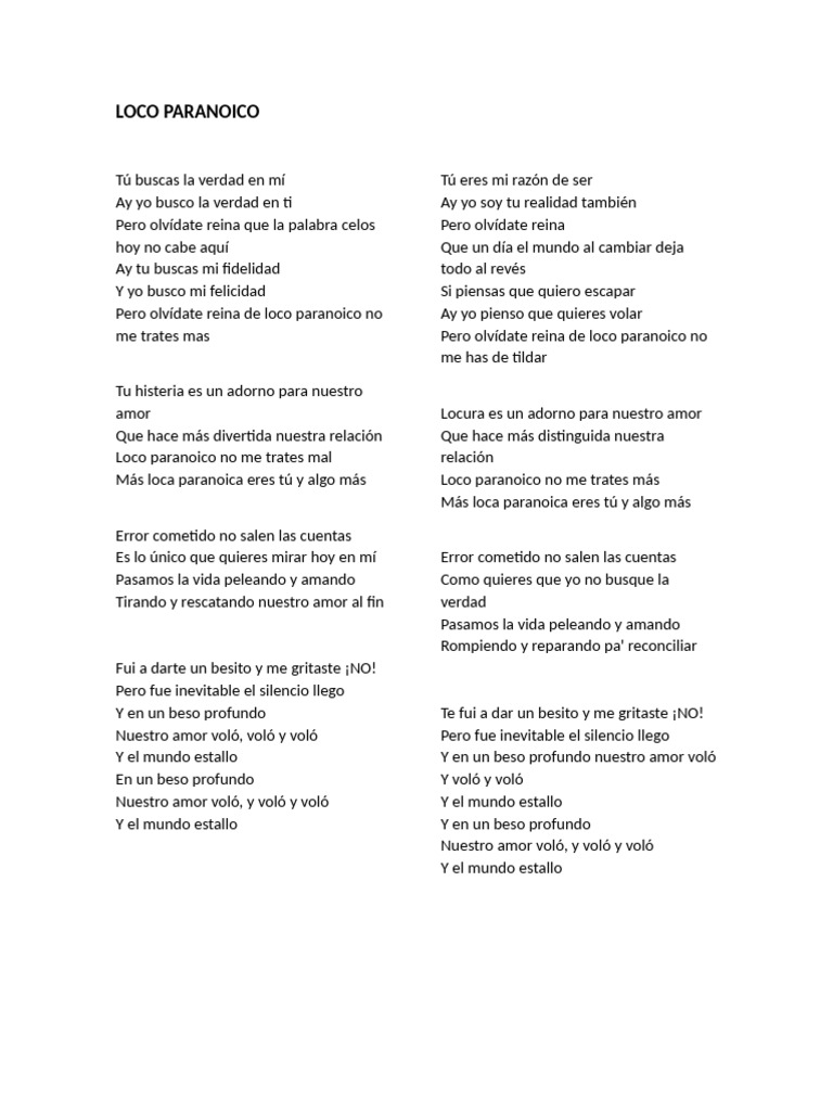 Loco Paranoico | PDF