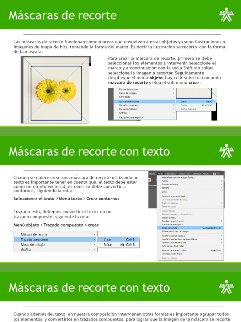Guía de Máscaras de Recorte en Diseño | PDF | Informática