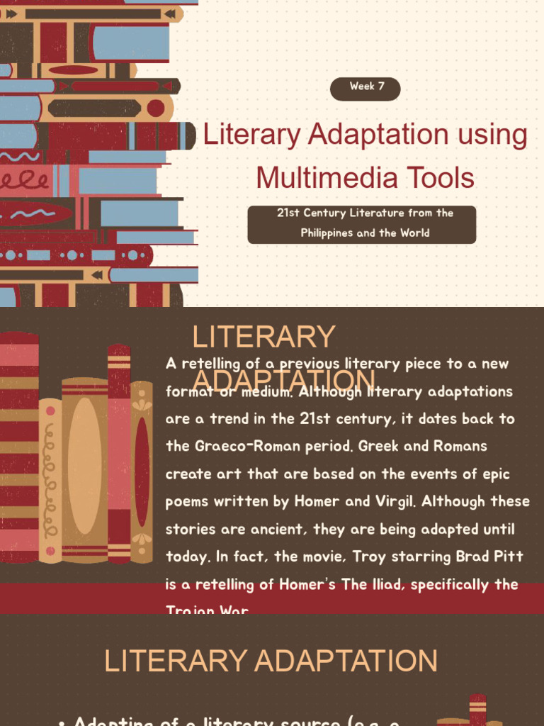 Multimedia Literary Adaptation Guide | PDF | Screenplay | Homer