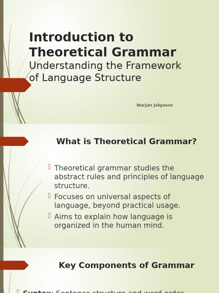 Lecture 1. | PDF | Word | Semantics