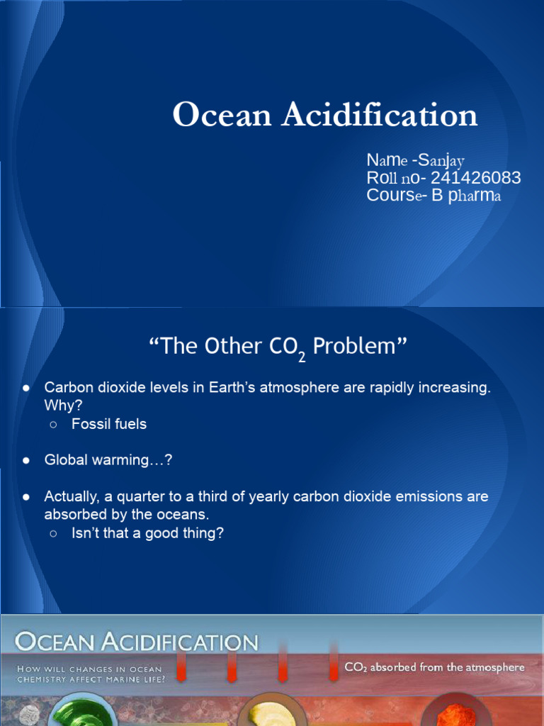 Understanding Ocean Acidification Effects | PDF