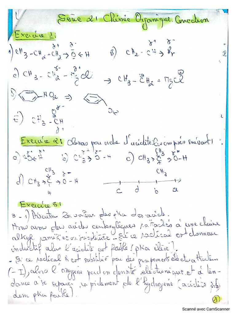 Correction Série Chimie | PDF
