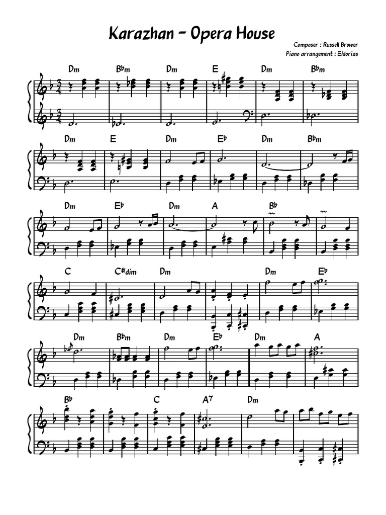 WoW - Karazhan Theme (Eldorias) | PDF