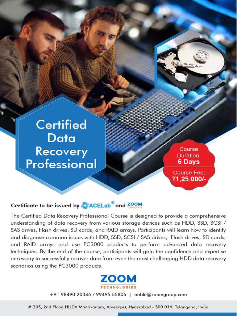 Certified Data Recovery Professional Course | PDF | Solid State Drive ...