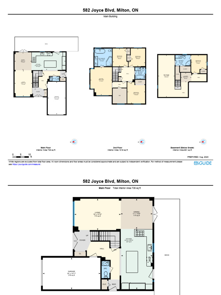 582 Joyce Blvd. - Floorplan (Imperial) | PDF | Room | Area