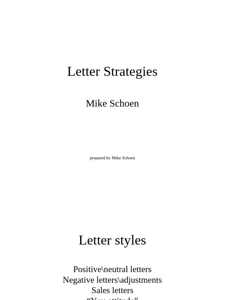 Letter Genre | PDF