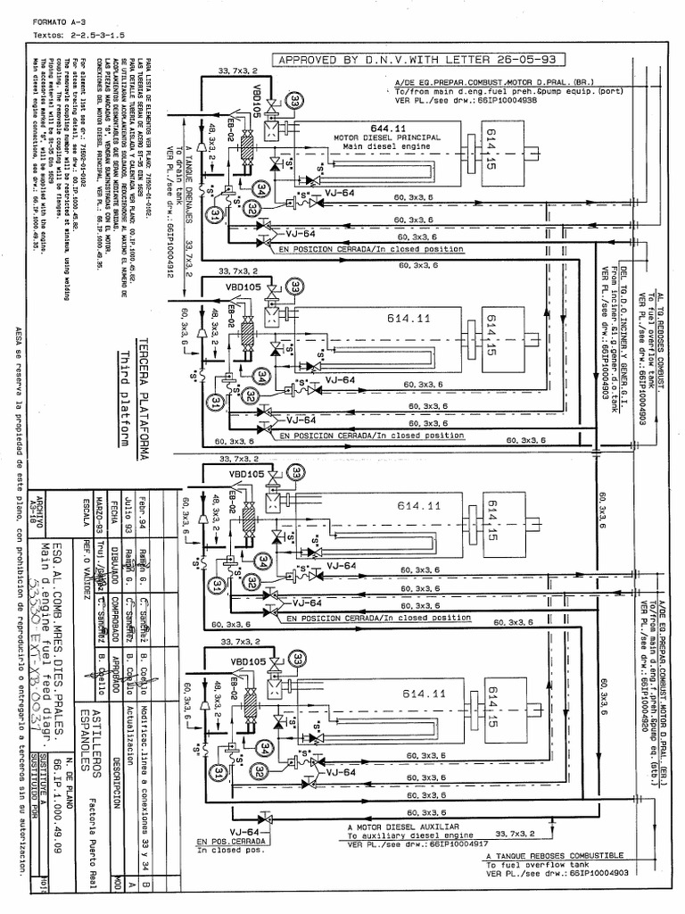 Main Engine FO System | PDF