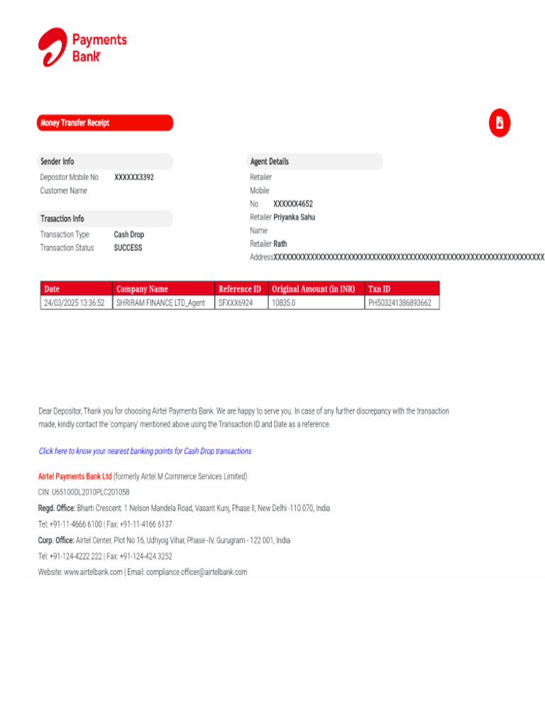 Reciept | PDF