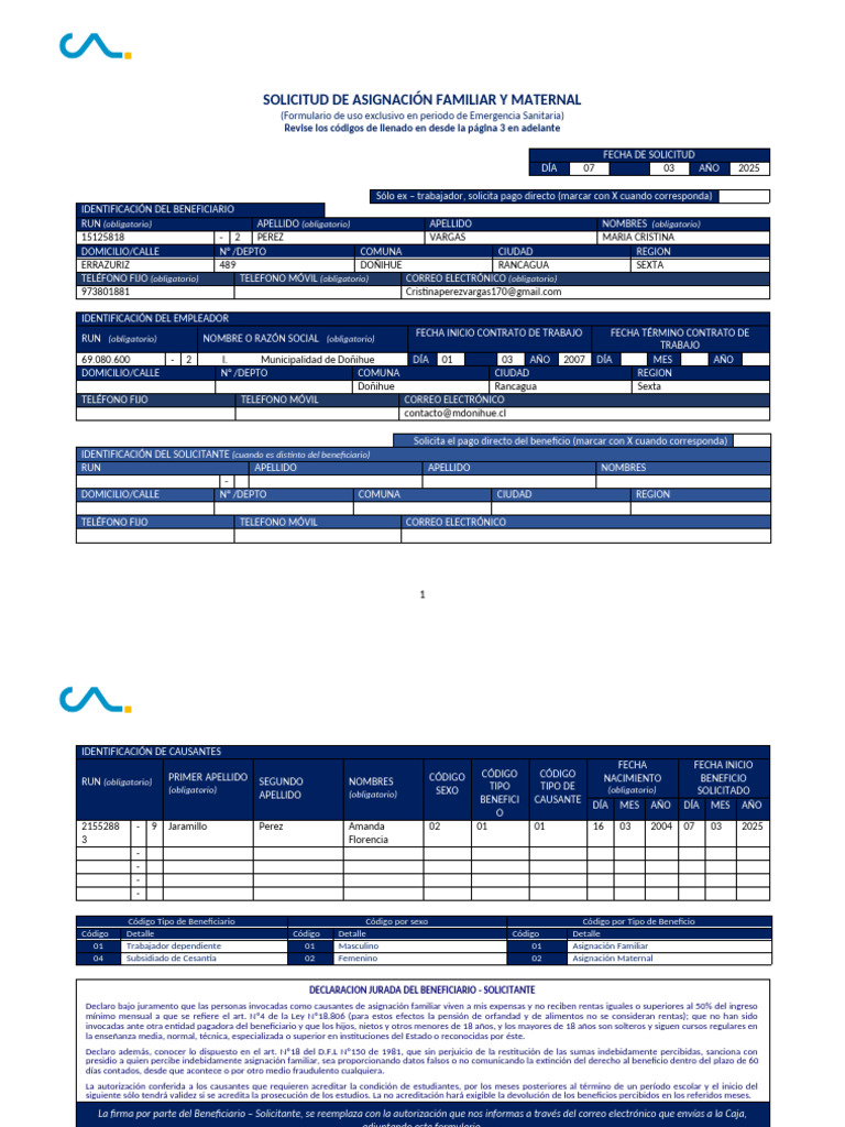 Solicitud-Acred-Asig 3 | PDF | Certificado de nacimiento