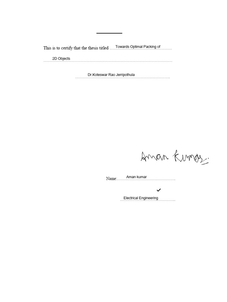 Declaration Part of Thesis (1) (Signed) | PDF