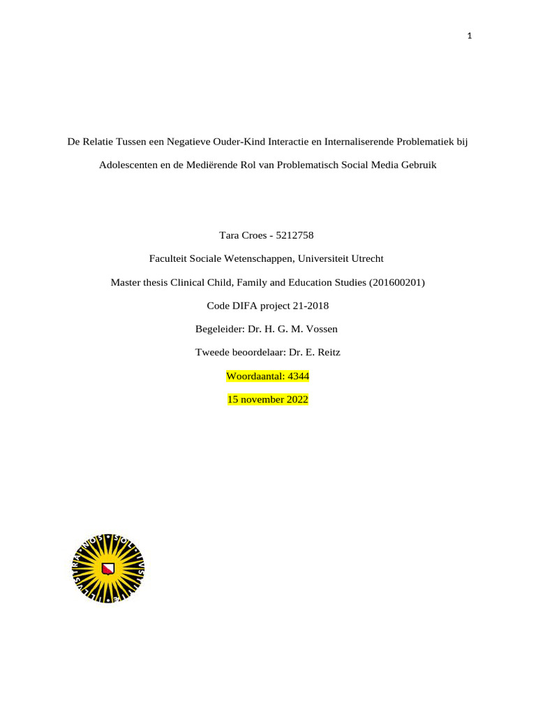 Masterthesis (2) - Tara Croes - 5212758 | PDF