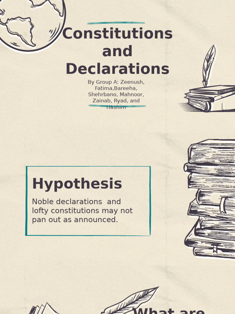 Constitutions and Declarations Collaborative | PDF | Constitution ...