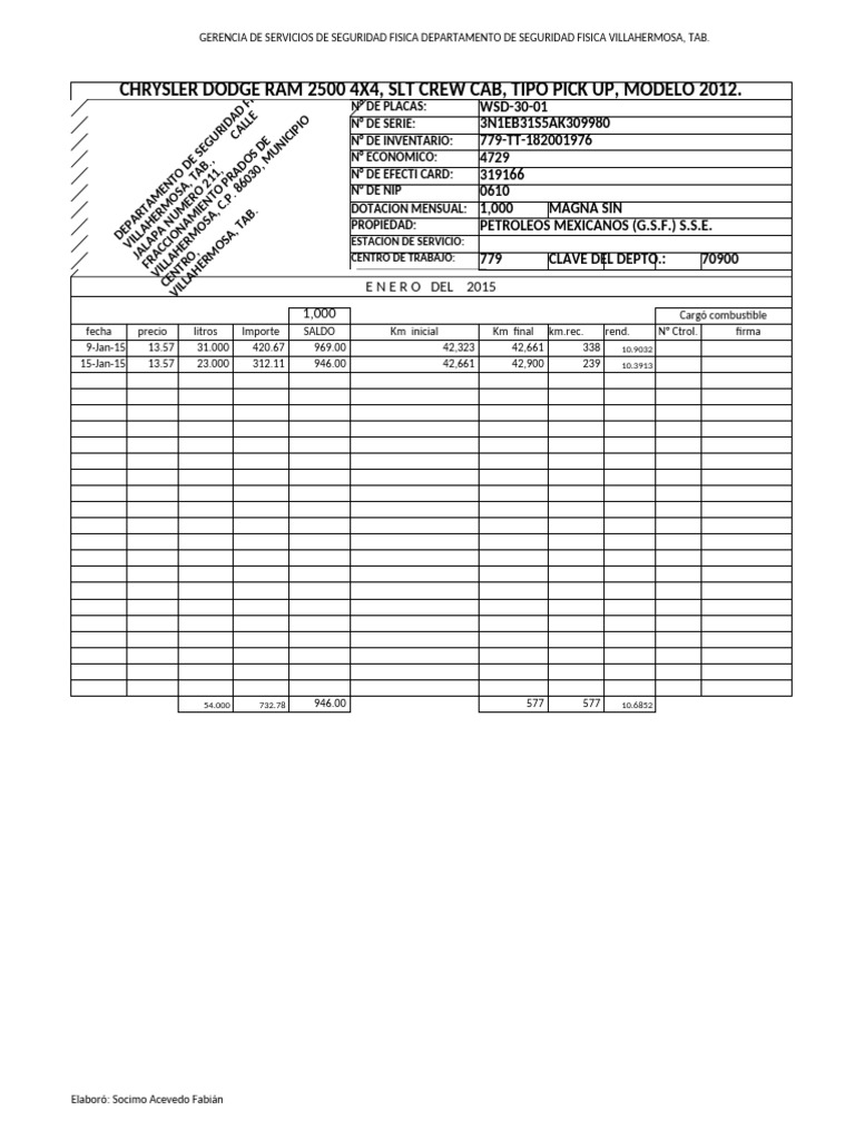 Control Carga de Gasolina Pse4318 Actualizado | PDF | Vehículos ...