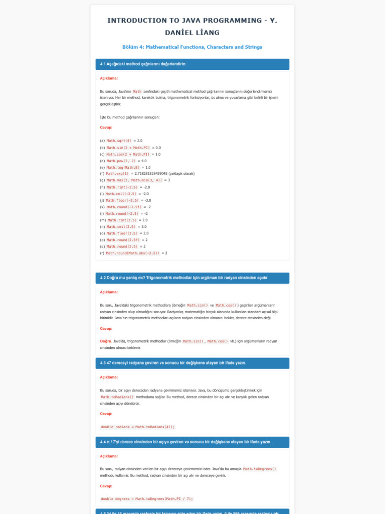 Mathematical Functions, Characters and Strings | PDF