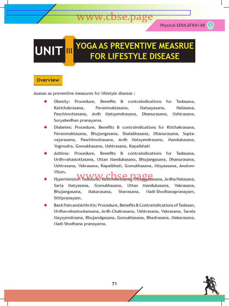 Physical Education Chapter | PDF | Asana | Abdomen