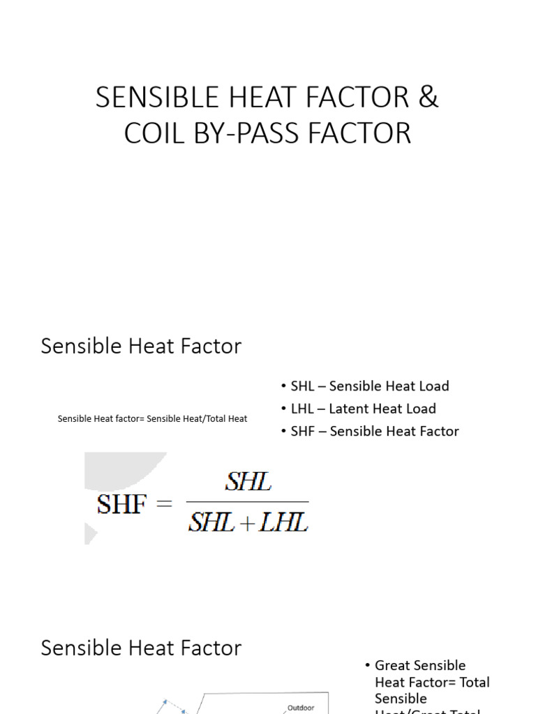 Coil By-Pass Factor Upload | PDF