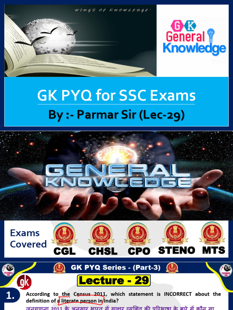 Lecture - 29 Pyq (Part - 3) | PDF