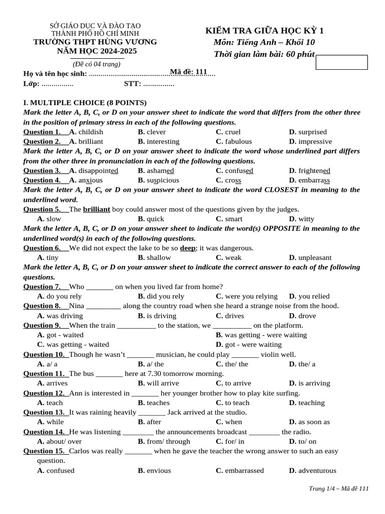 E10 Gki 2024 2025 111 | PDF | Stress (Biology) | Relaxation (Psychology)