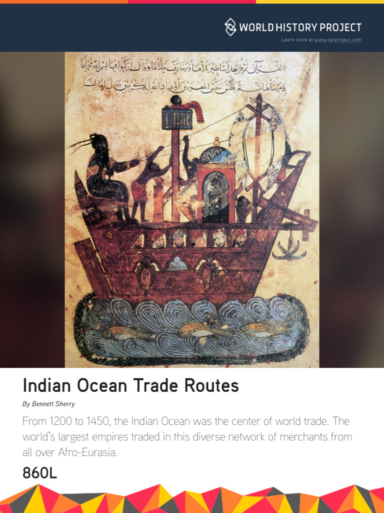 Indian Ocean Trade Routes (1200-1450) | PDF | Indian Ocean