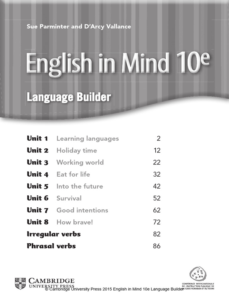 English in Mind 10e Language Builder | PDF | English Language | Plural