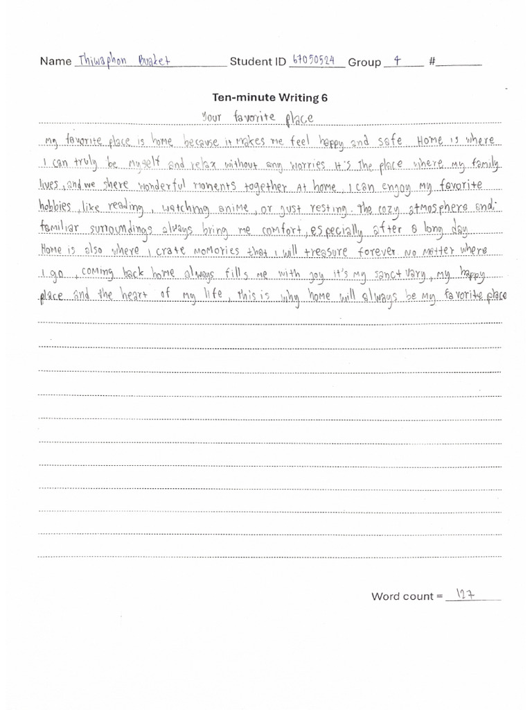 10 Minute Writing | PDF