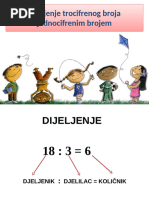 Brojevi Prve Stotice, Desetice I Jedinice | PDF