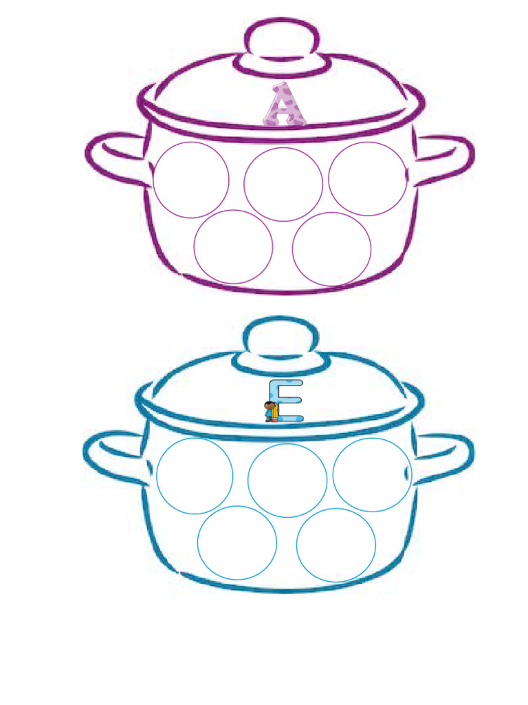 Material Prekinder Vocales Ollas | PDF