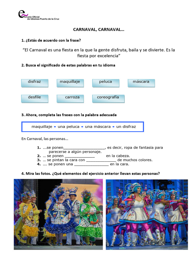 Carnaval A2.1 | PDF