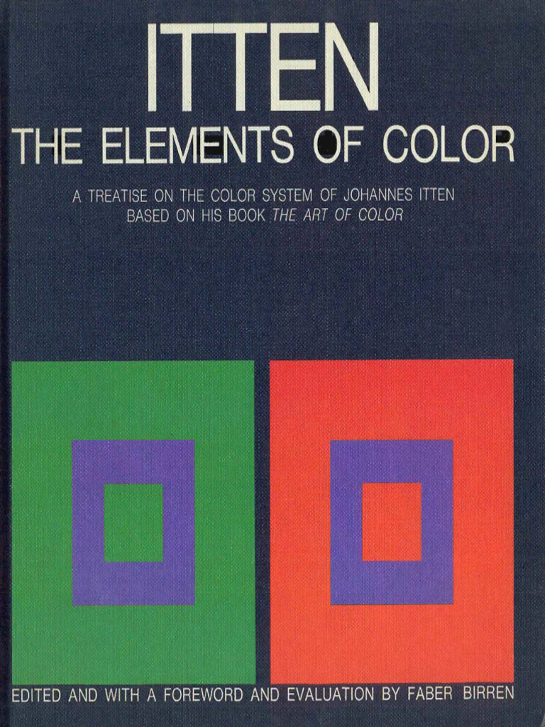 Johannes Itten the Elements of Color OCR | PDF | Color | Paintings