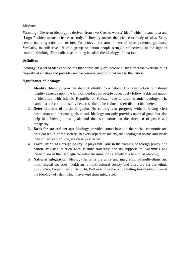 Ideology | PDF