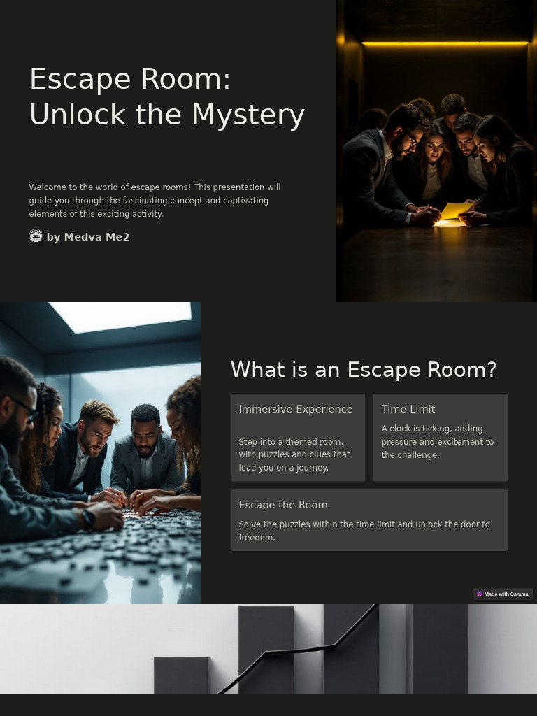 Escape Room Unlock The Mystery | PDF | Storytelling